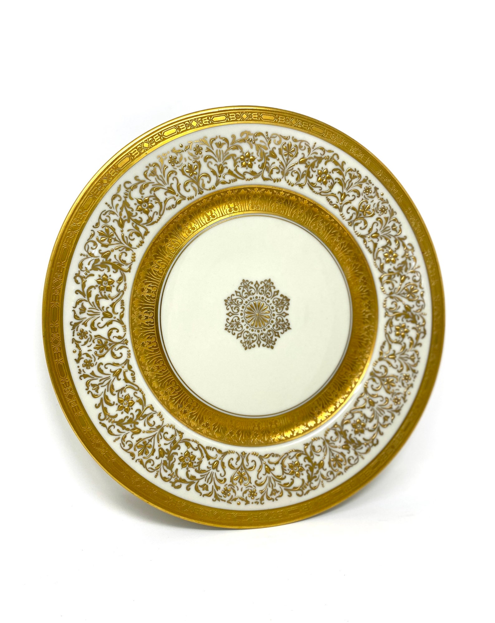 De Luxe Decorating Works Plate - Hand Painted - Etsy