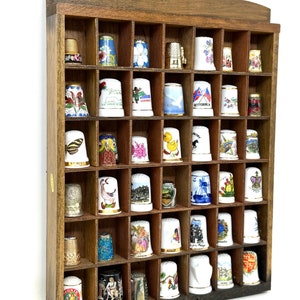 Vintage Thimble Collection - 42 Thimbles With Display - Etsy
