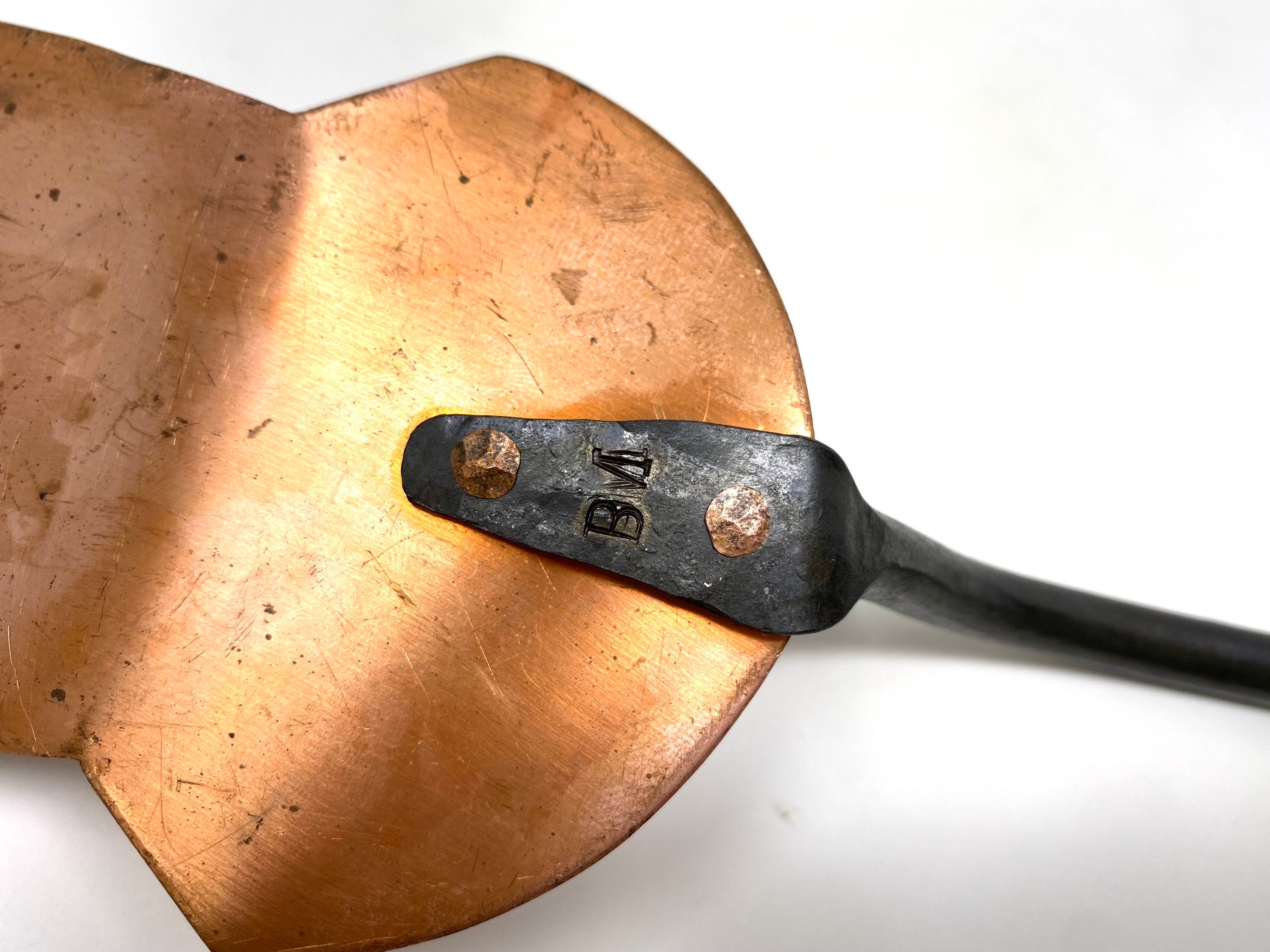 Vintage Solid Copper and Iron Kitchen Utensils Handmade and Signed - Etsy