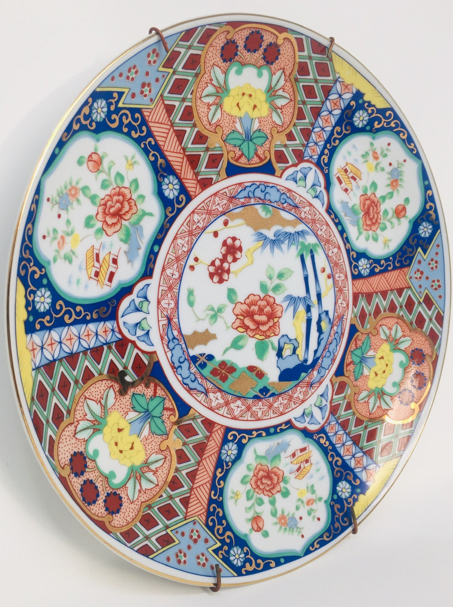 Miyako Imari Ware Porcelain Plate - Made in Japan - Etsy