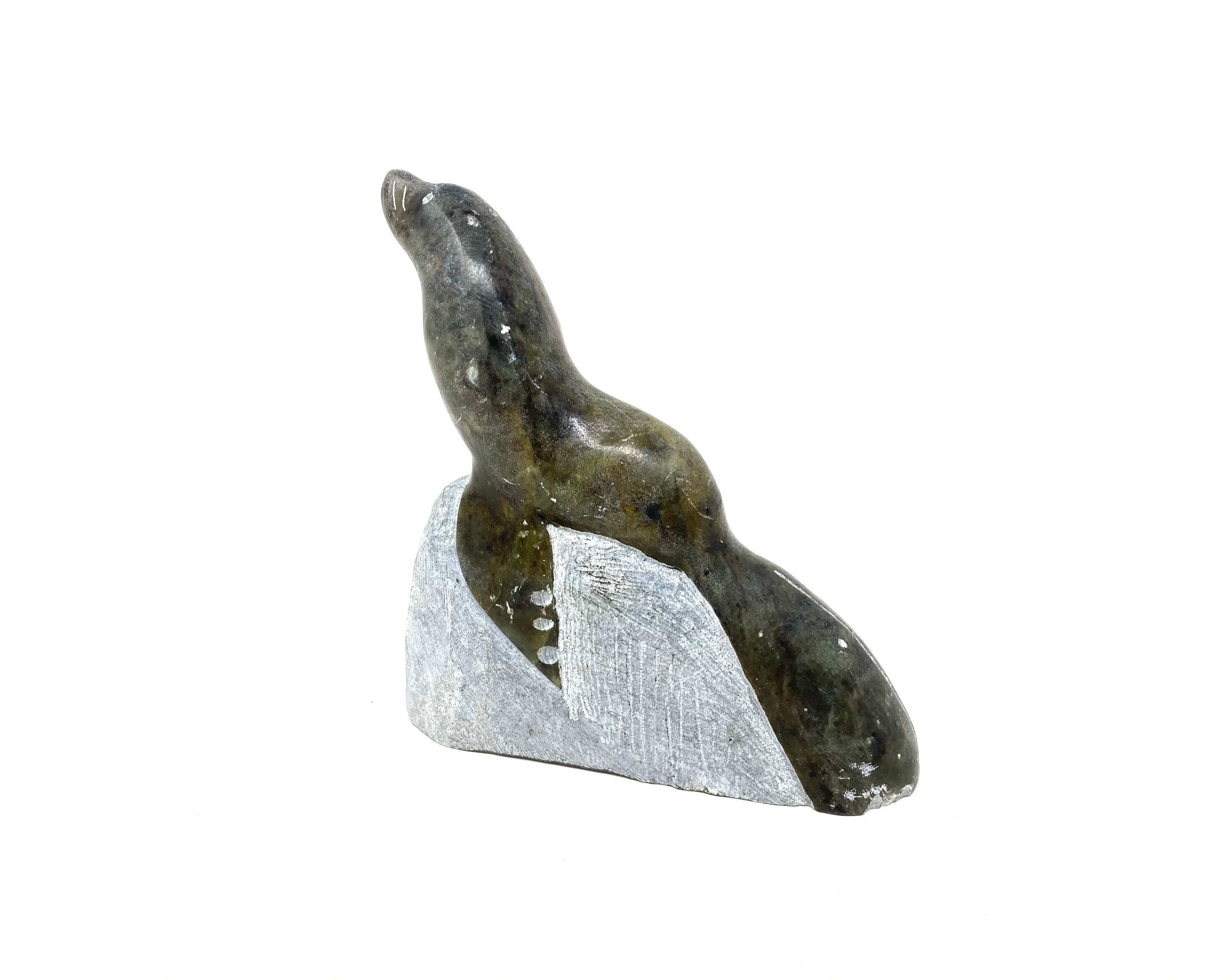 Inuit Soapstone Carving - Artist Signed - Etsy