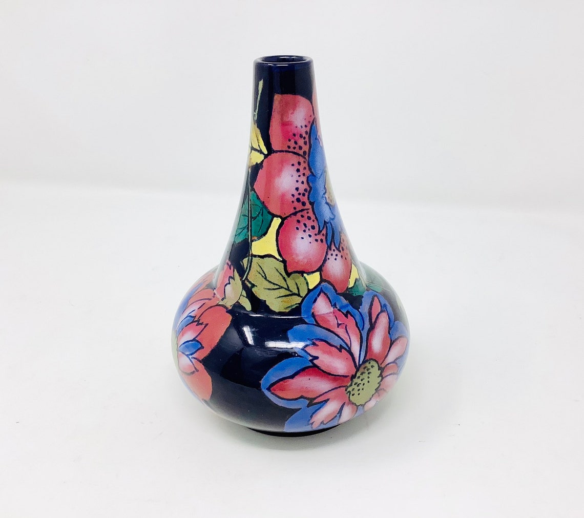 Antique Royal Stanley Ware Vase - Jacobean England - Circa 1920 - Etsy
