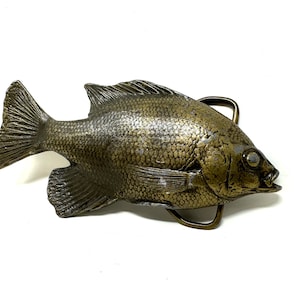Bergamot Brass Works Fish Belt Buckle - Etsy