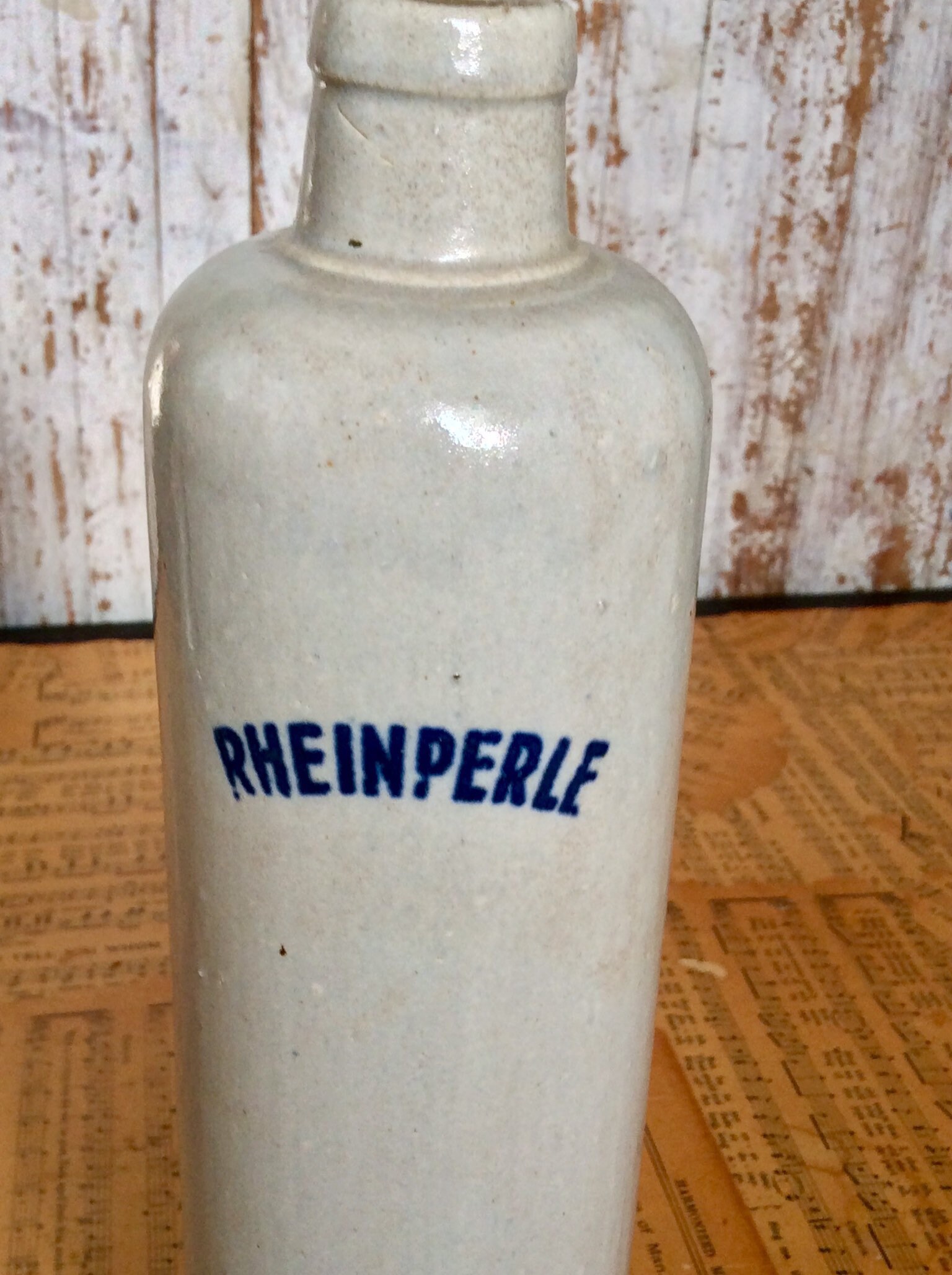 Rheinperle German Wine Bottle Vintage 1960s - Etsy