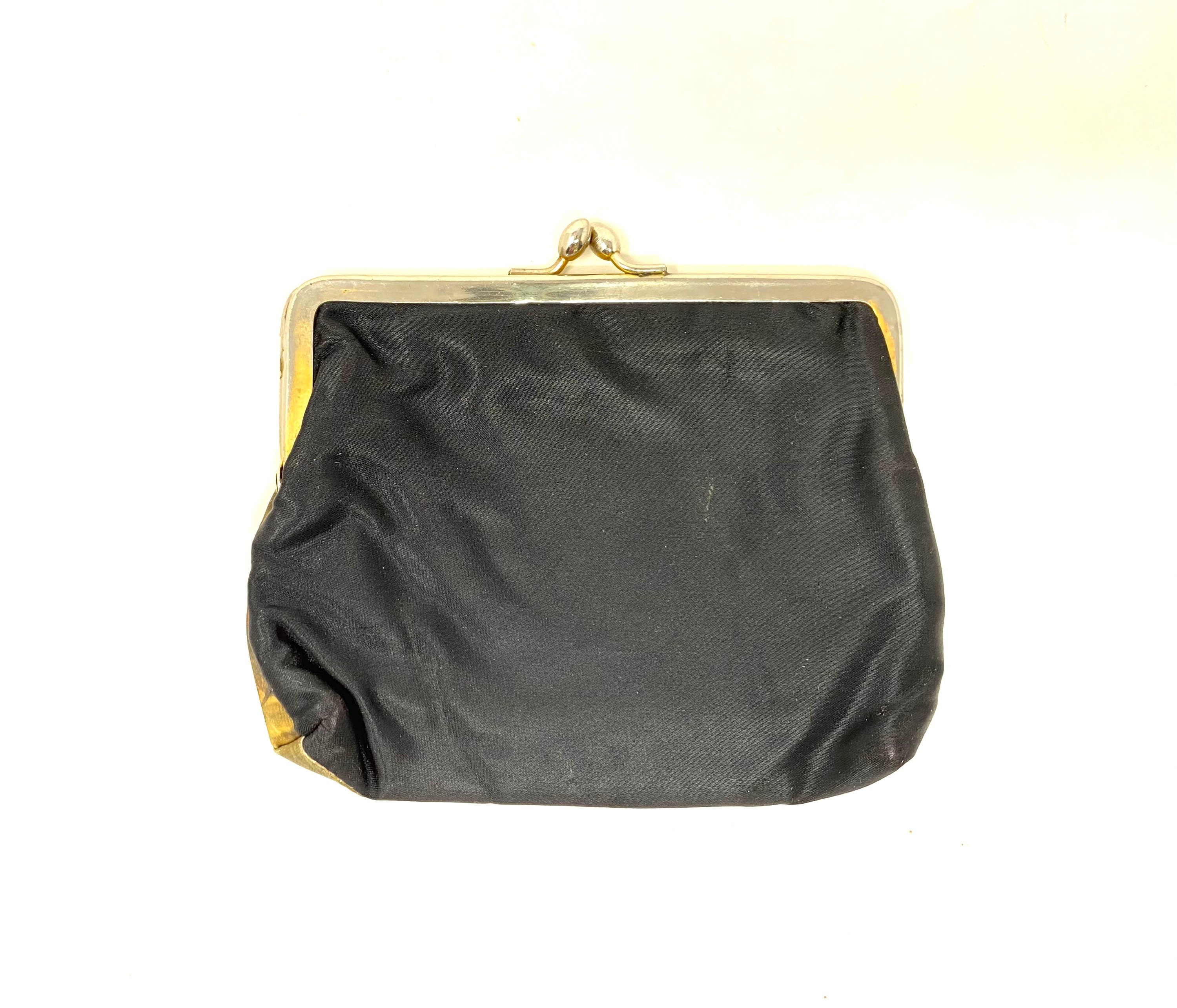Garbo Satin Coin Purse Made in Italy Circa 1960 - Etsy