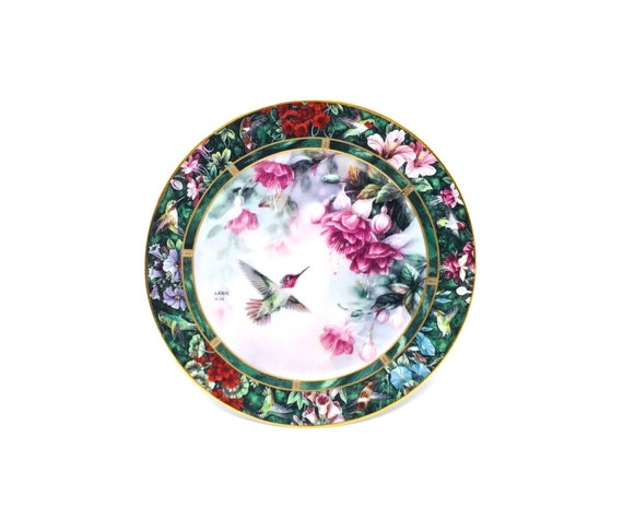 The Anna's Hummingbird Lena Liu Collectible Porcelain - Etsy