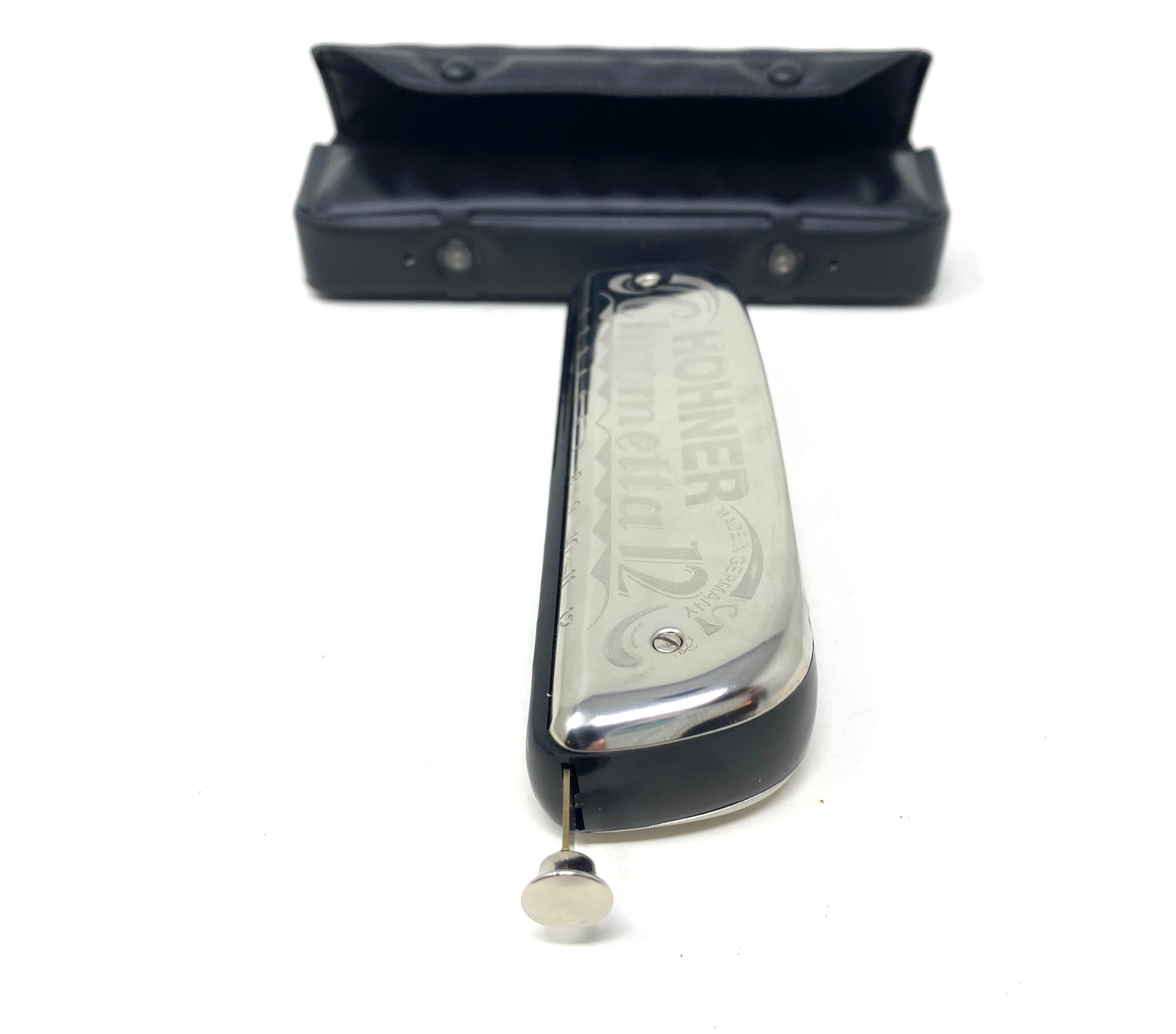 M. Hohner Chrometta 12 Harmonica With Case - Etsy