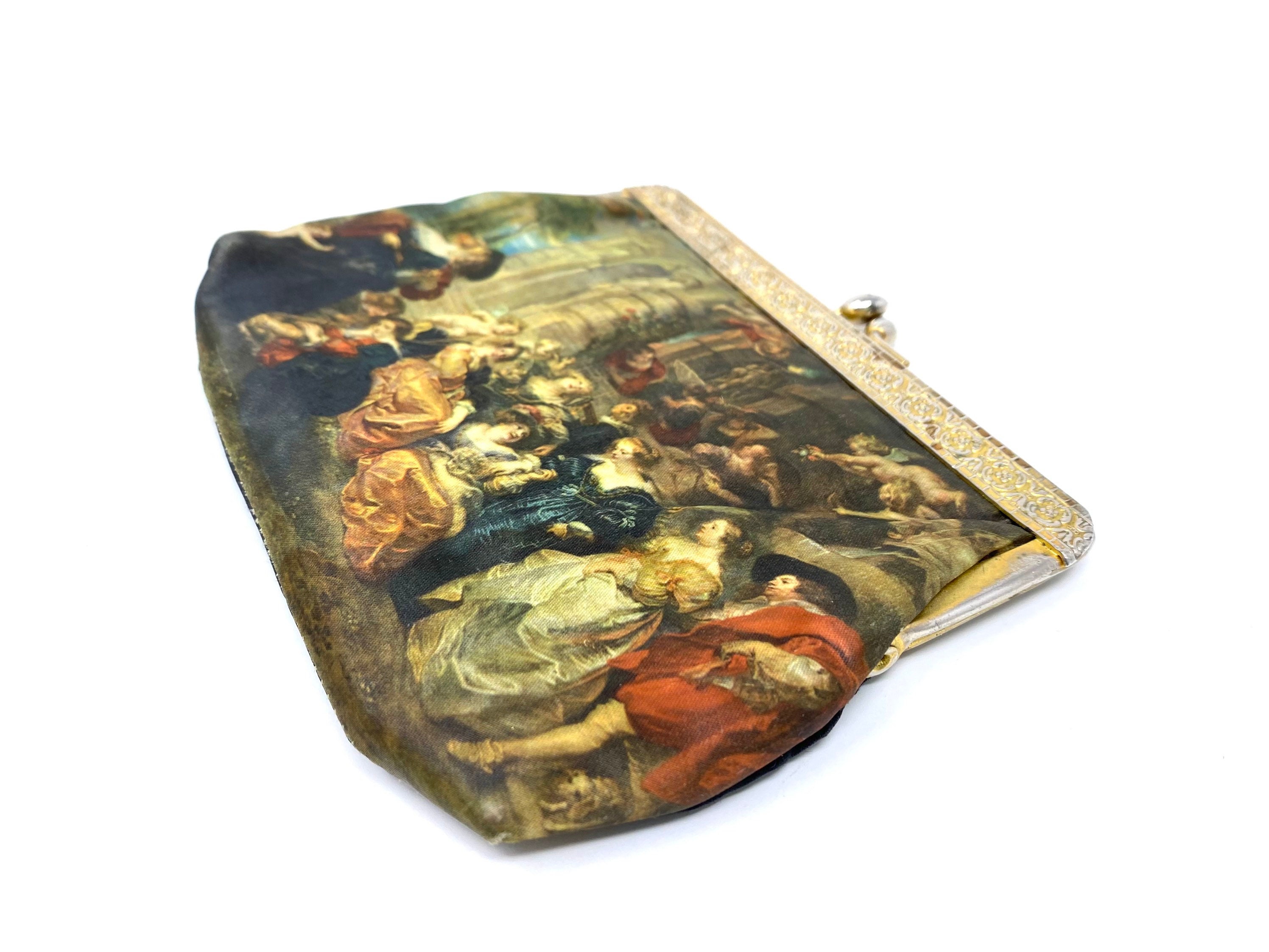 Garbo Satin Coin Purse - Made in Italy - Circa 1960 - Etsy