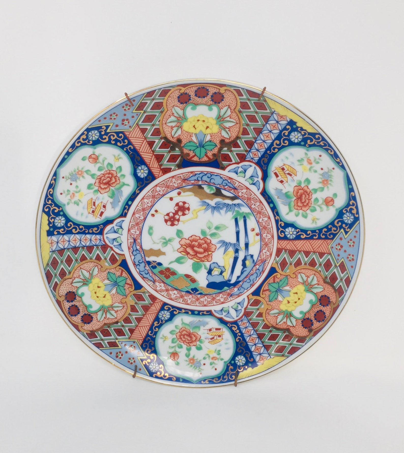 Miyako Imari Ware Porcelain Plate - Made in Japan - Etsy