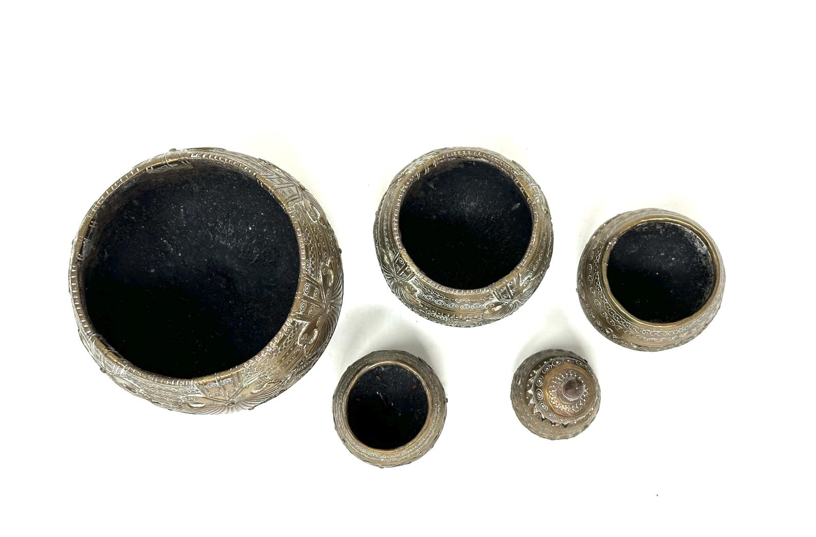 Antique Indian Suri Sherpai Bowl Set - Etsy