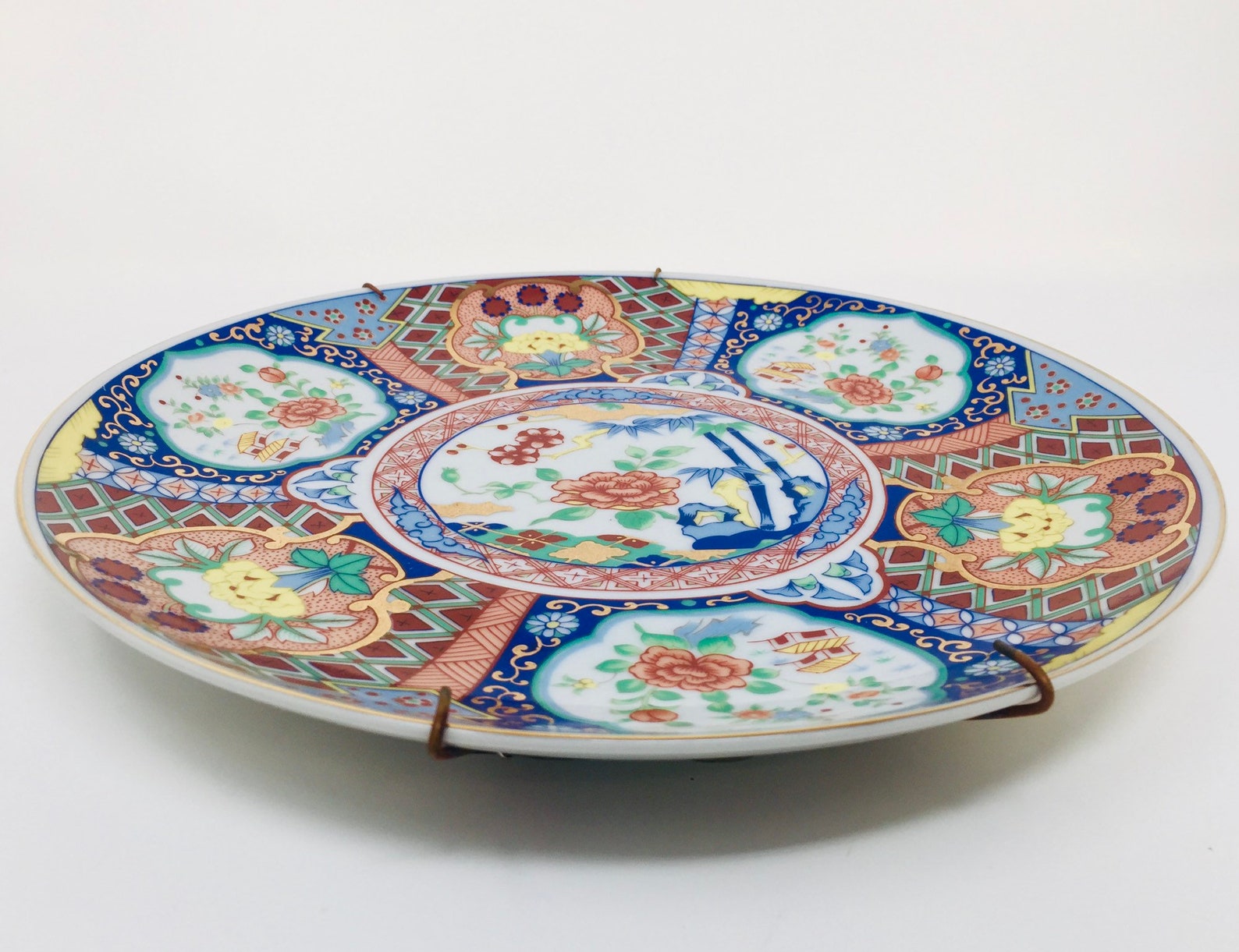 Miyako Imari Ware Porcelain Plate - Made in Japan - Etsy