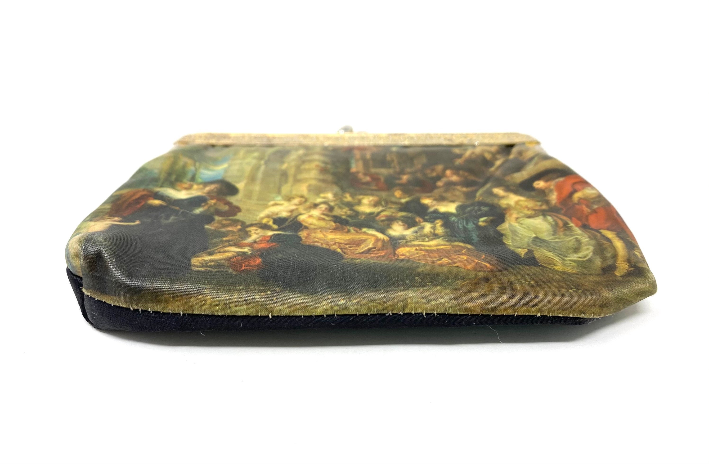 Garbo Satin Coin Purse Made in Italy Circa 1960 - Etsy