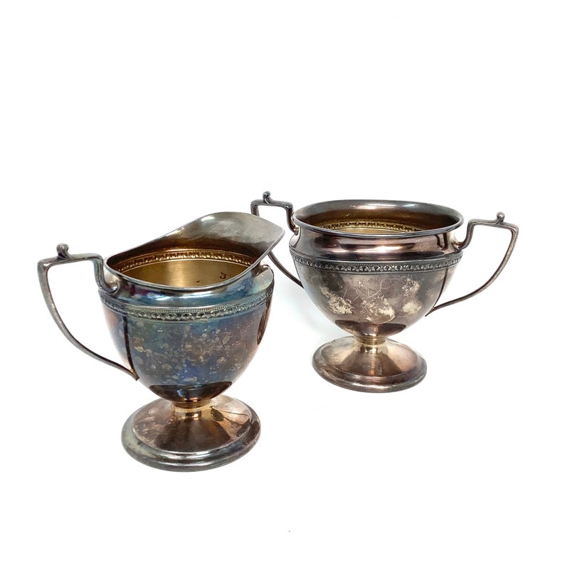 Homan Mfg Company Cream and Sugar Service - Etsy