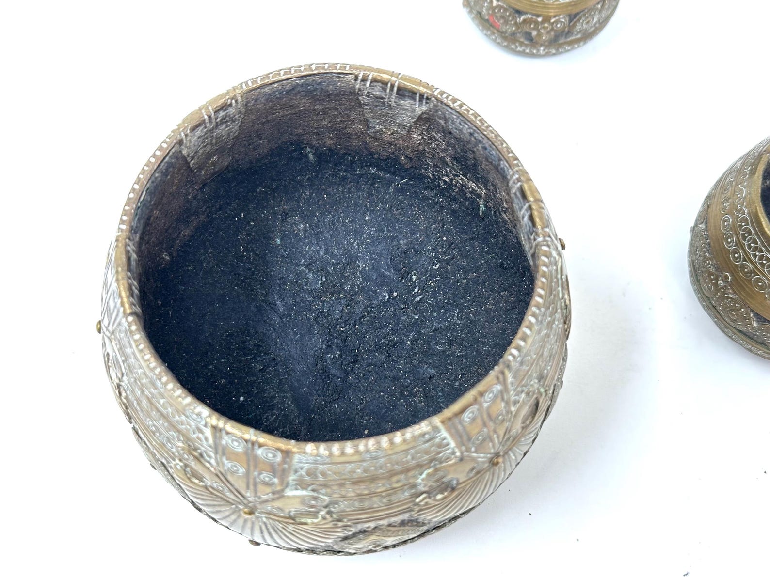 Antique Indian Suri Sherpai Bowl Set - Etsy
