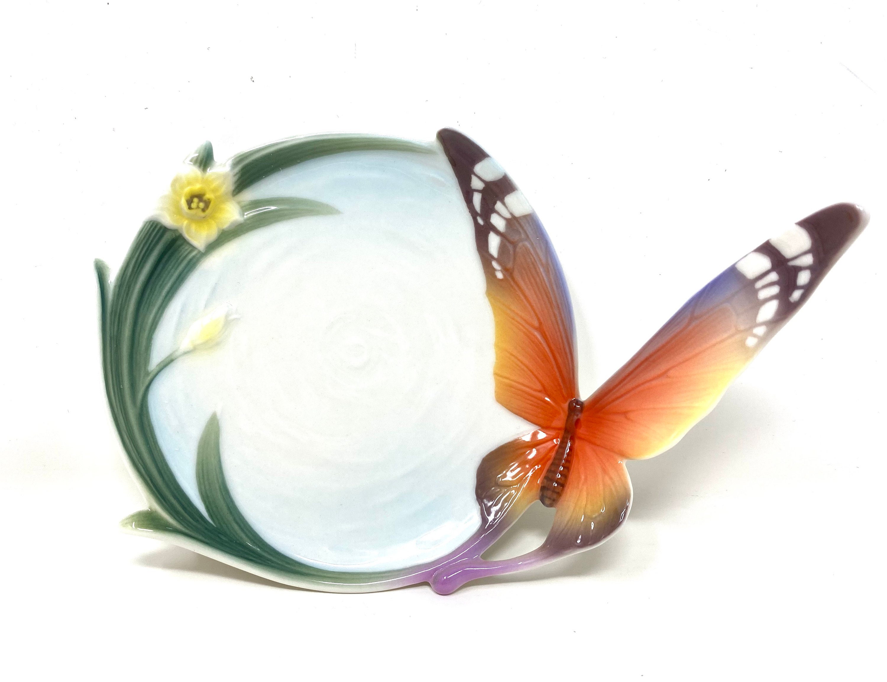 Franz Porcelain Butterfly Teacup and Saucer - Etsy