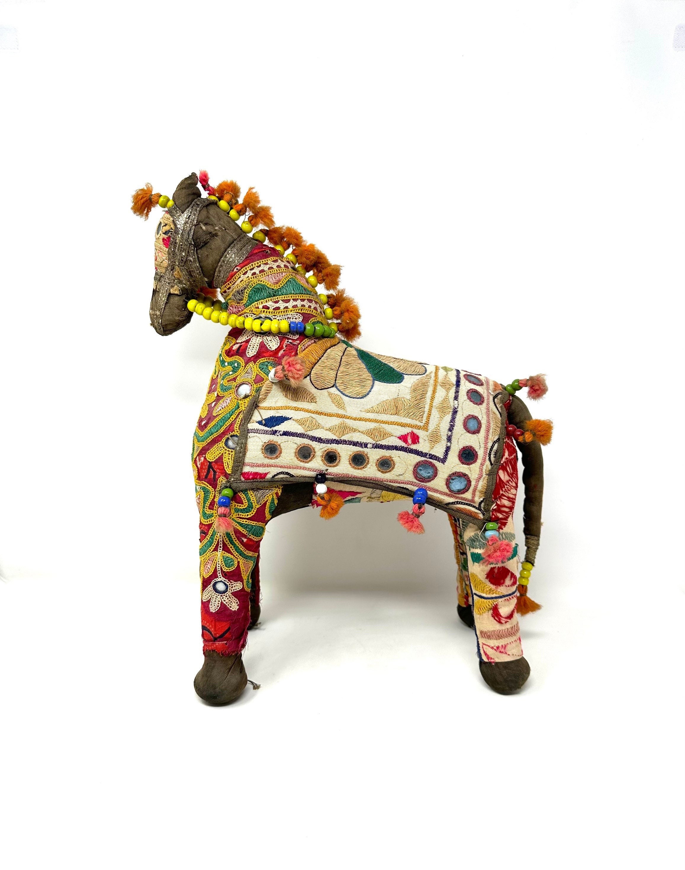 Vintage Rajasthani Embroidered Horse - Circa 1950 - Etsy