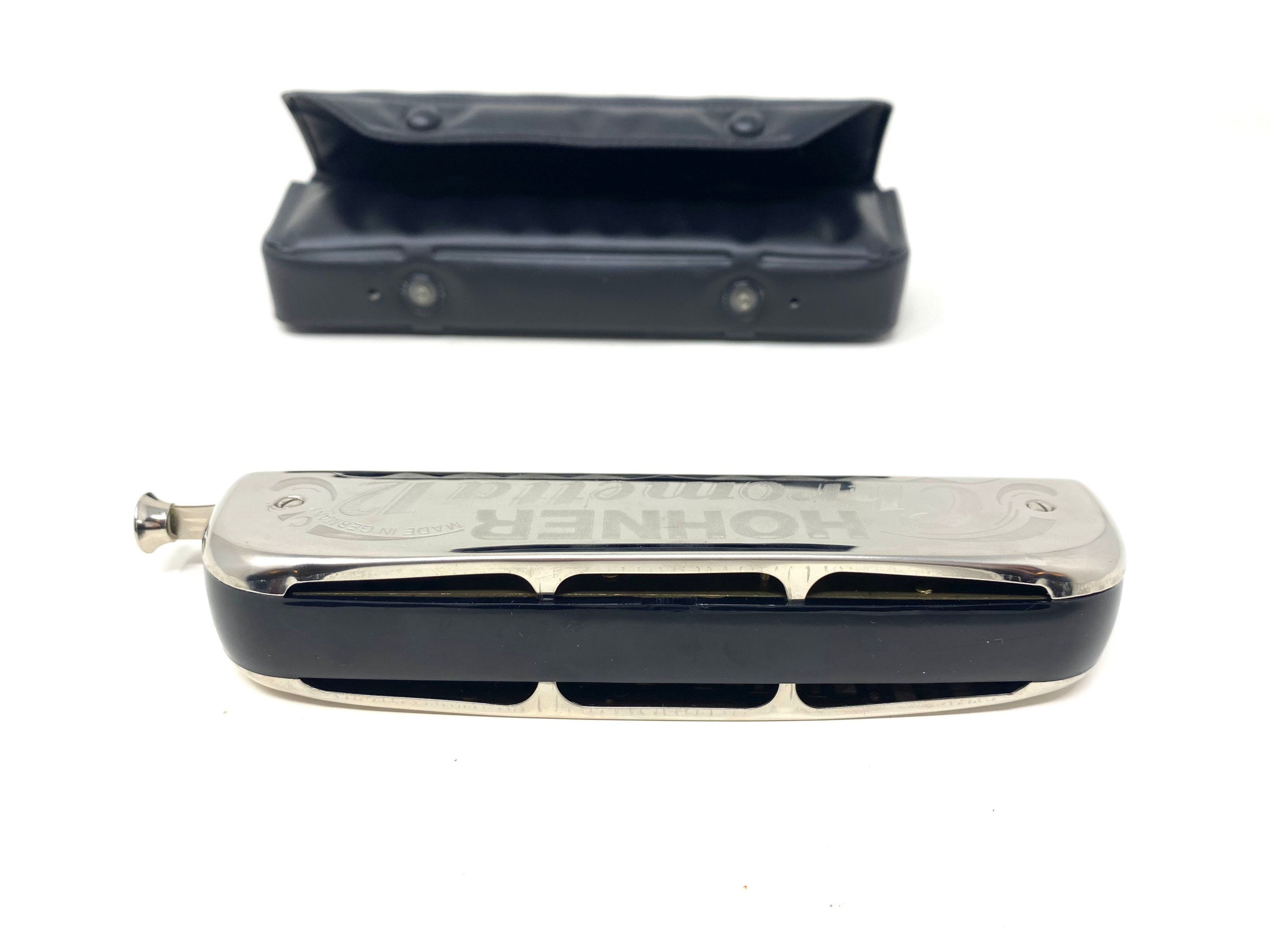 M. Hohner Chrometta 12 Harmonica With Case - Etsy