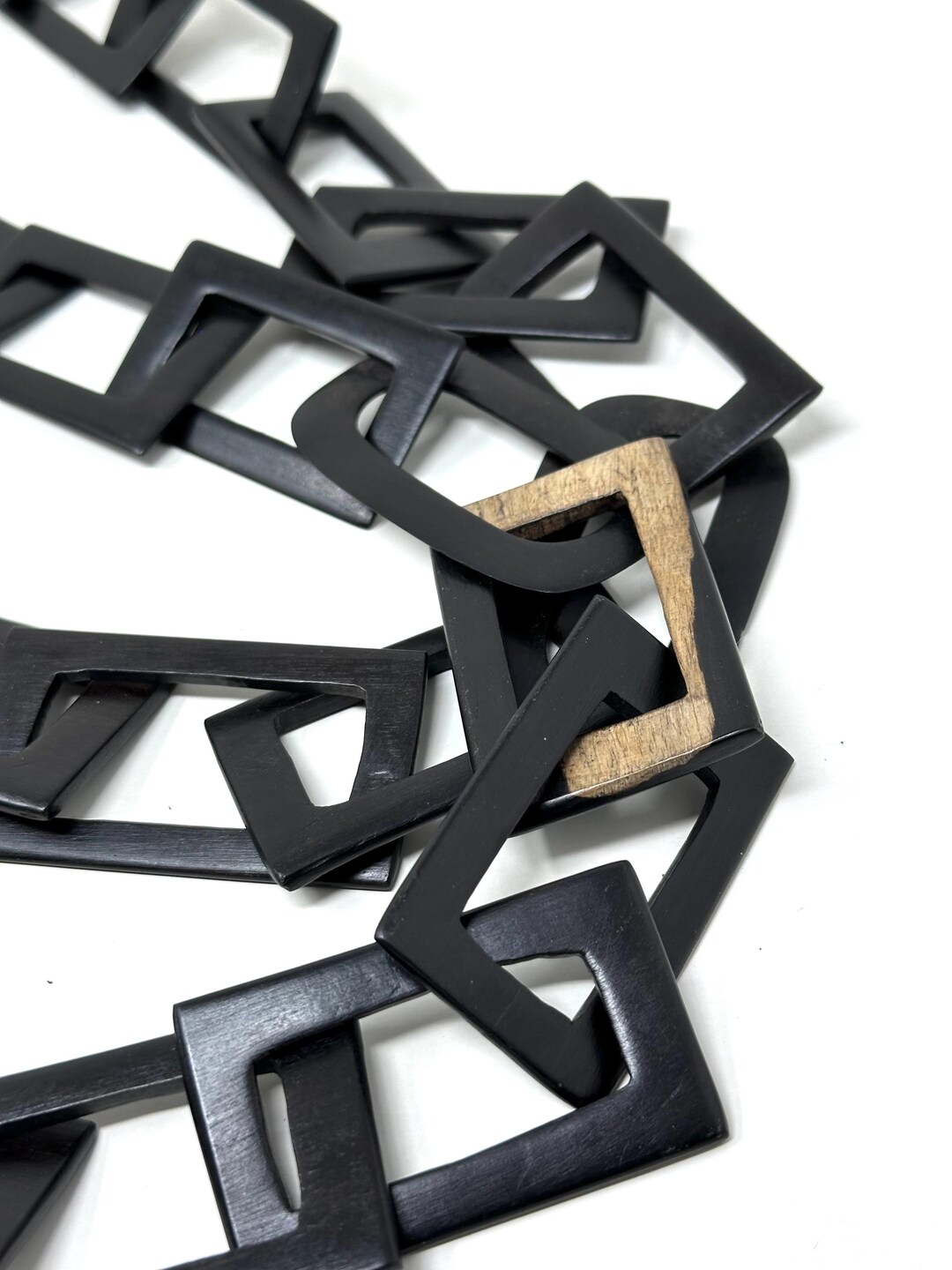 Hand Carved Wooden Chain Decor - Etsy