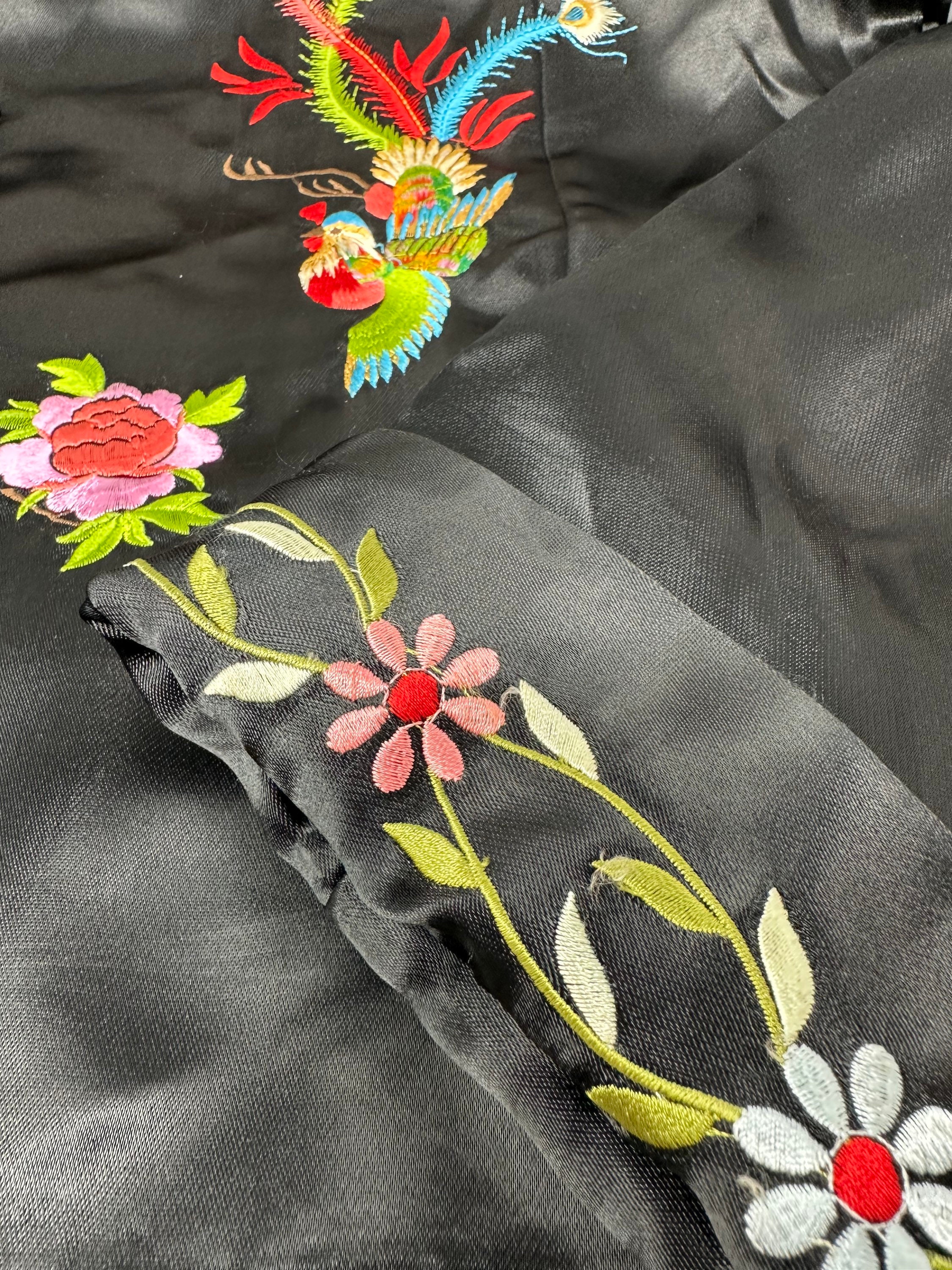 Hong Yao Vintage Chinese Silk Jacket - Etsy