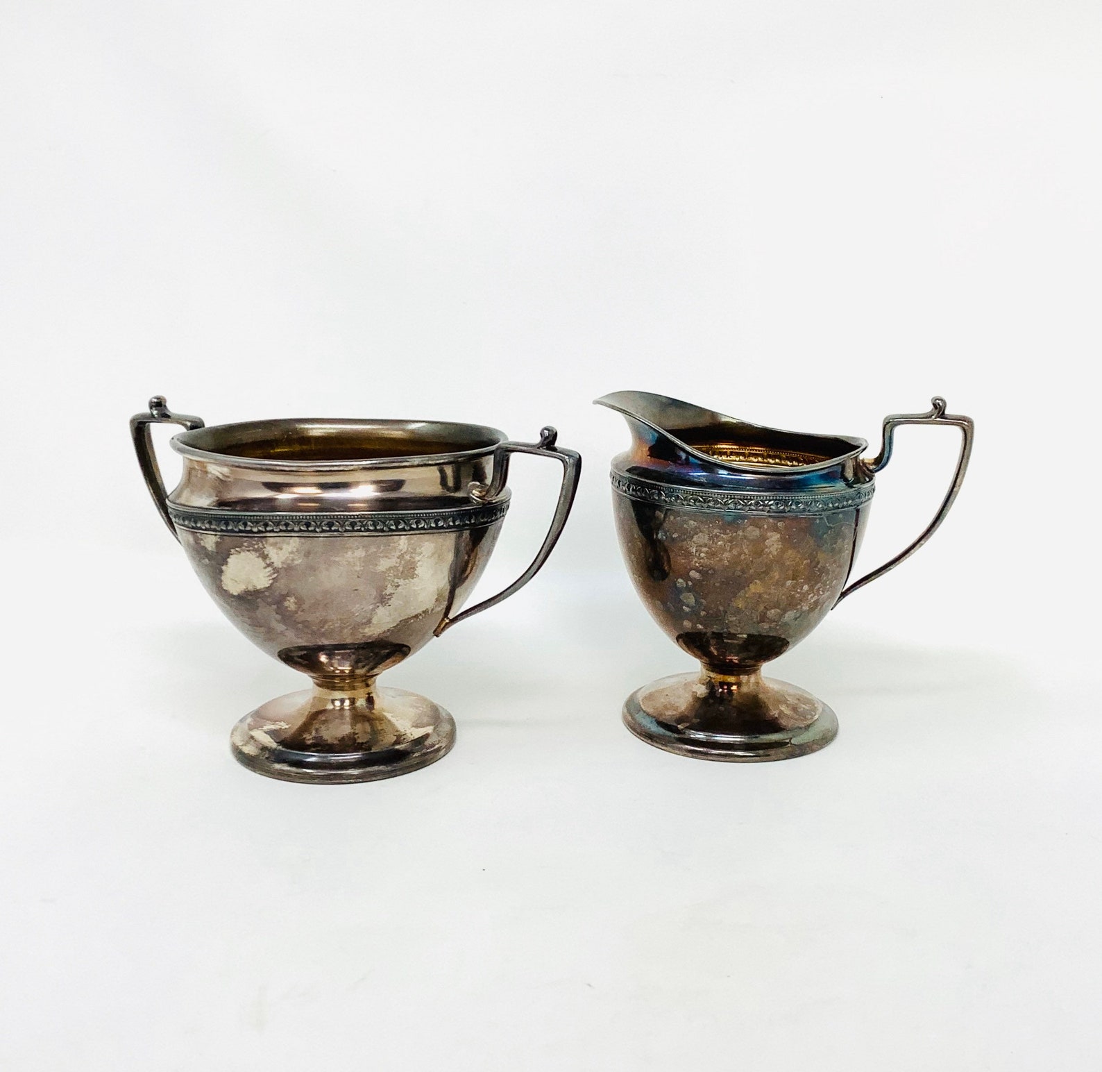 Homan Mfg Company Cream and Sugar Service - Etsy