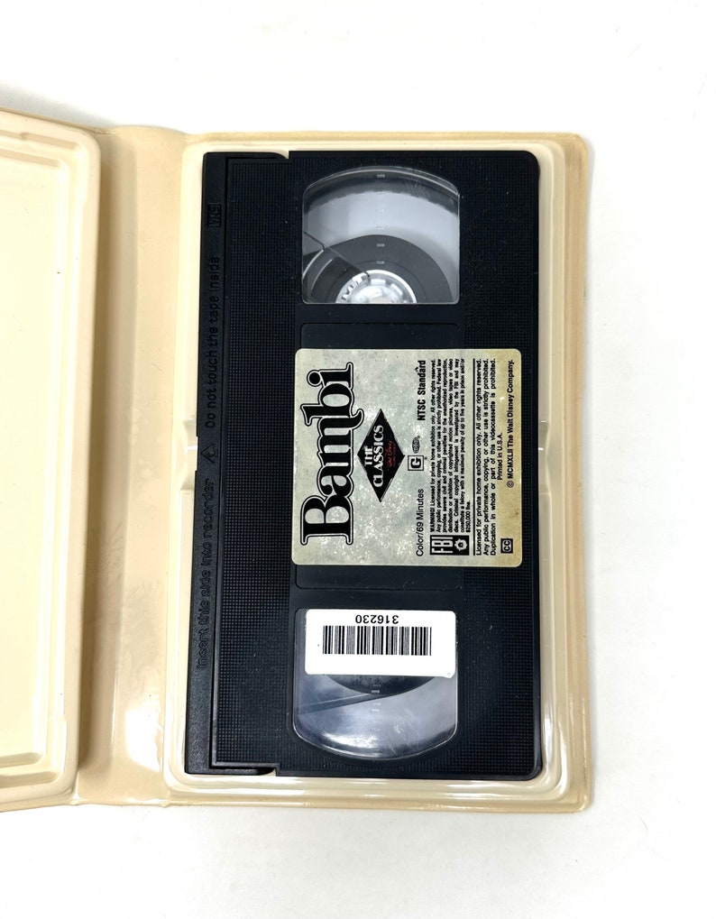 Bambi VHS - Walt Disney Black Diamond Version 1942 - Etsy