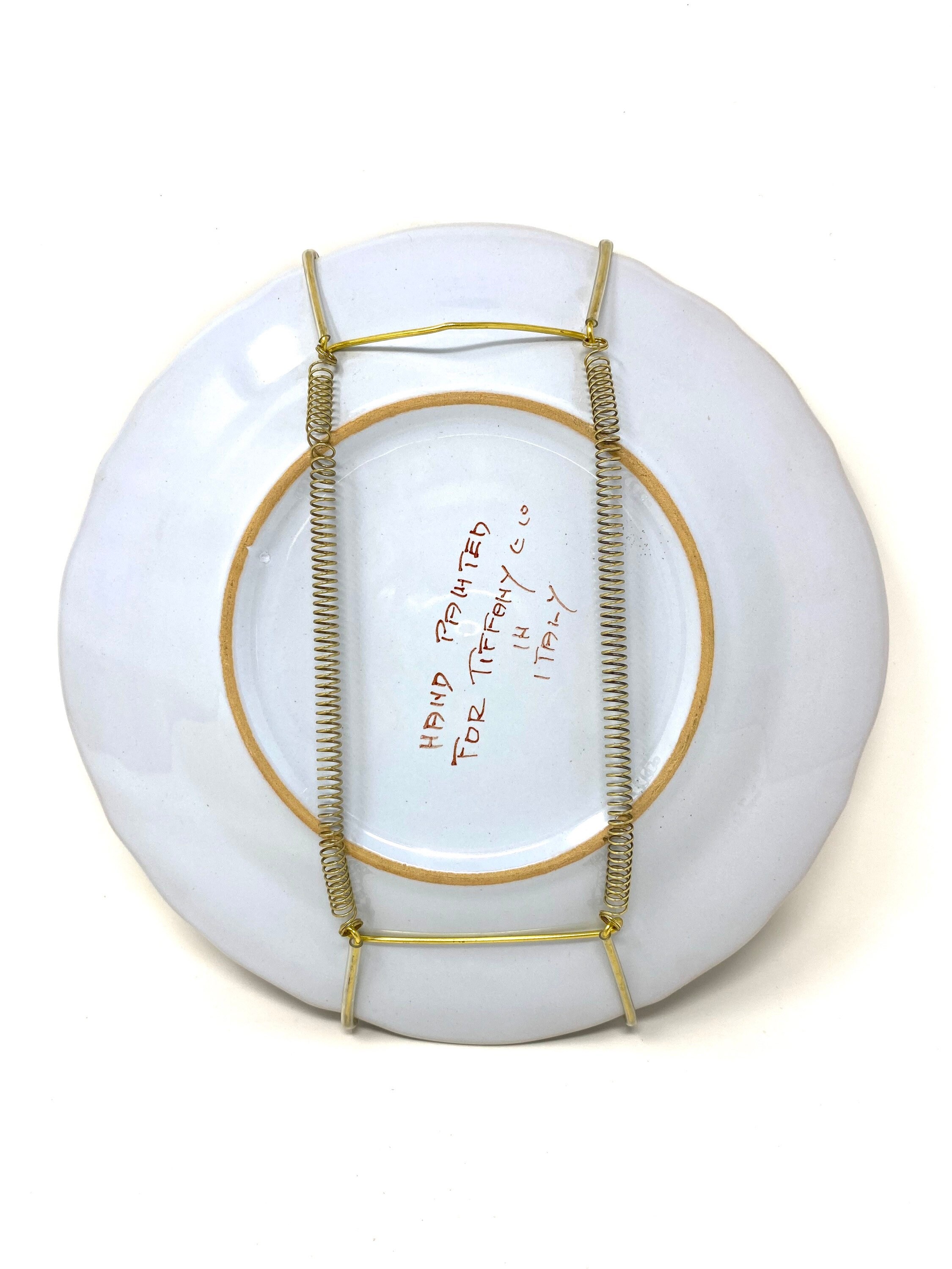 Tiffany & Company Plate - Hand Painted in Italy - Etsy