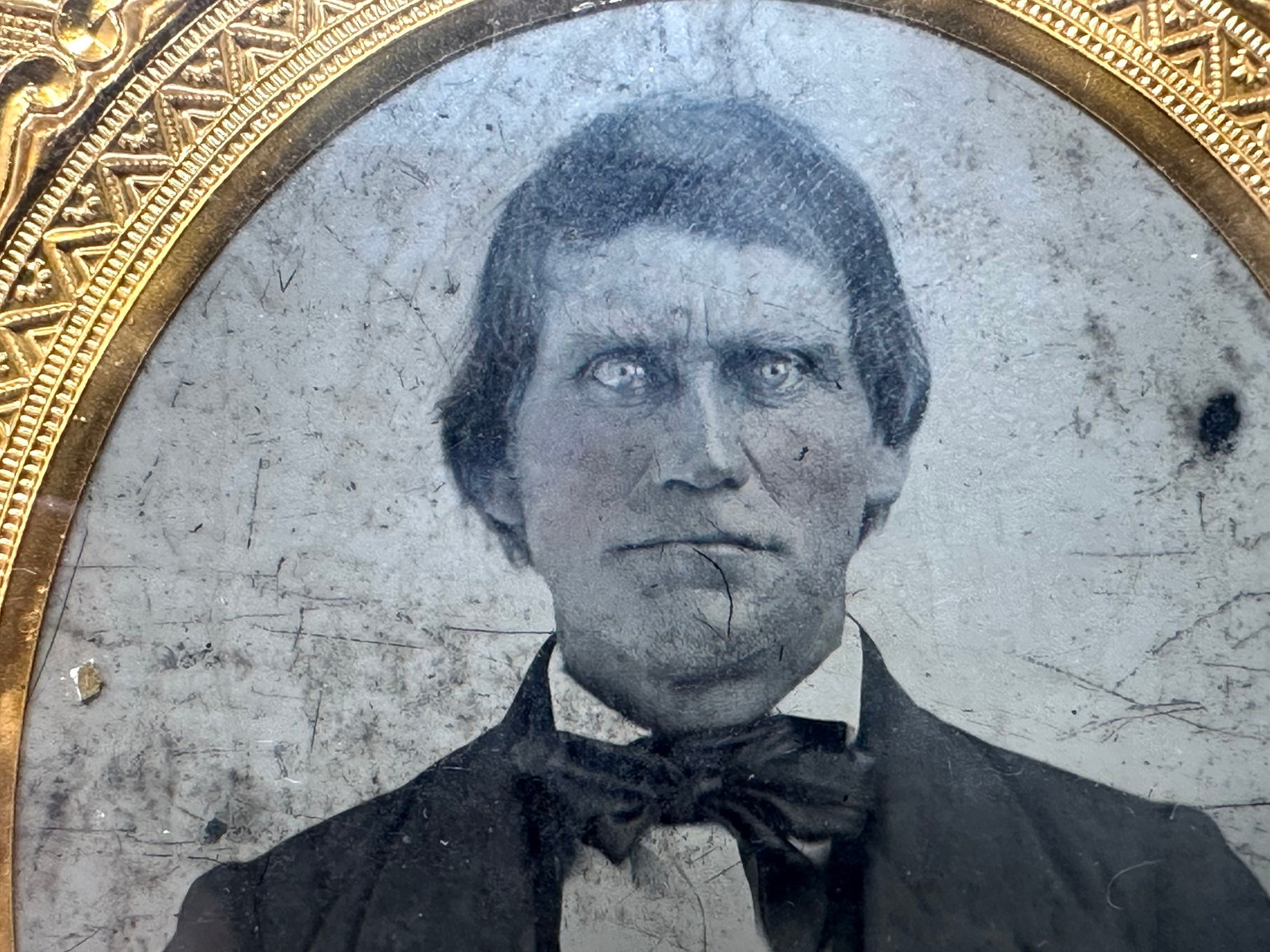 Father of Jesse James - Antique Sixth Plate Daguerreotype of Robert ...
