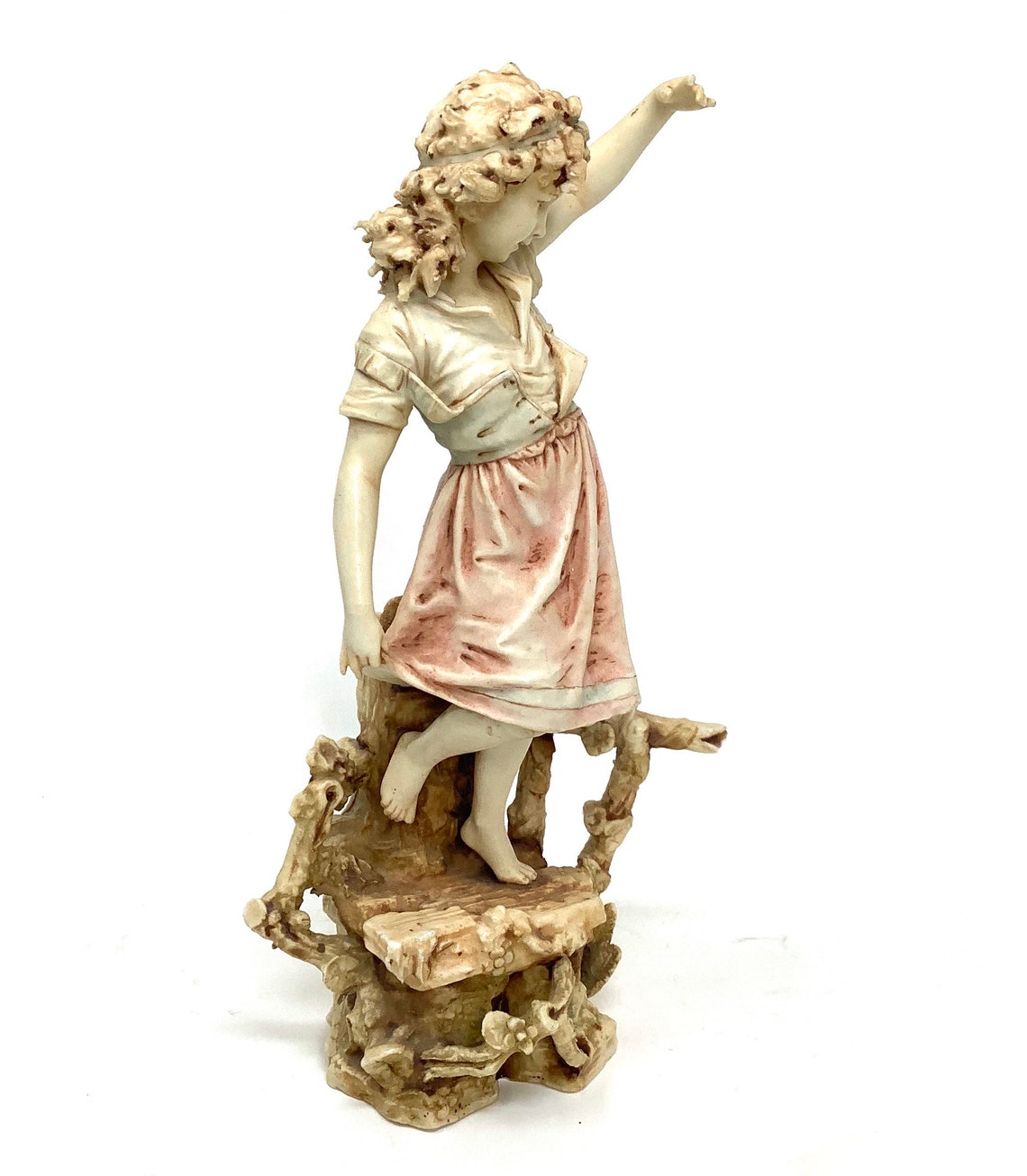 Rstk Turn Teplitz Bohemia Antique Porcelain Figures Set of 2 | Etsy