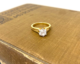 18k Ge Ring - Etsy