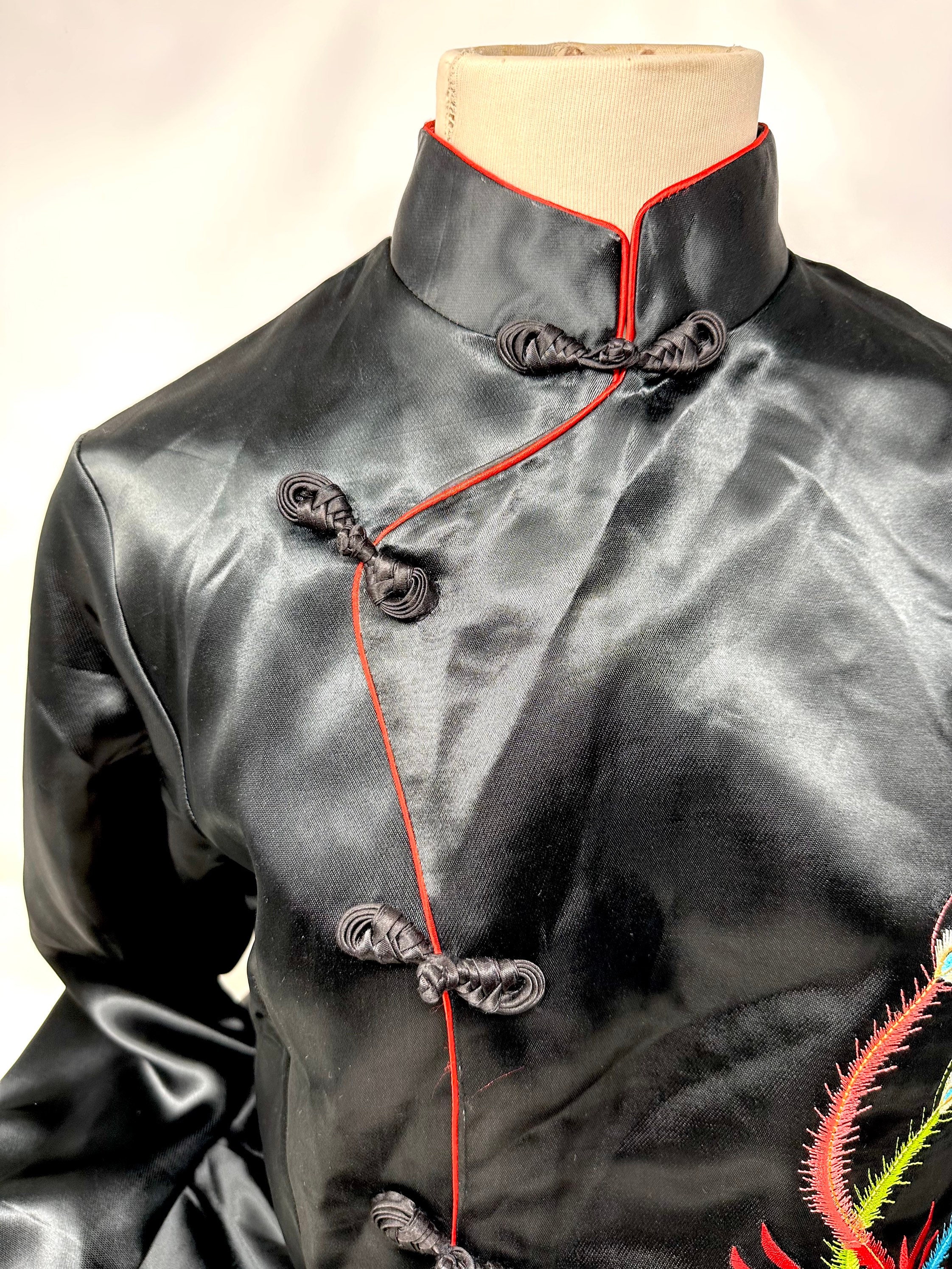 Hong Yao Vintage Chinese Silk Jacket - Etsy