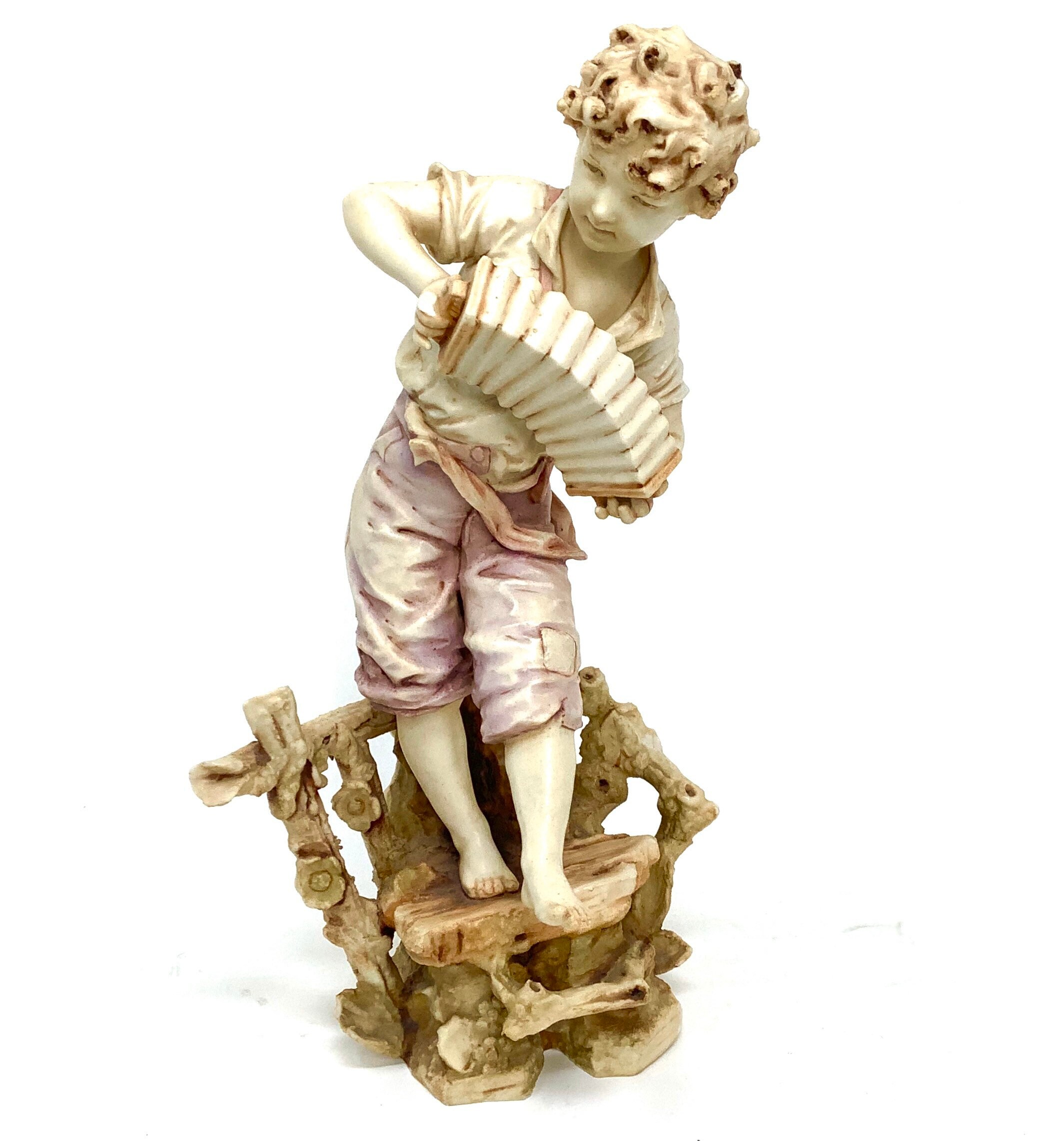 Rstk Turn Teplitz Bohemia Antique Porcelain Figures - Set of 2 - Made ...