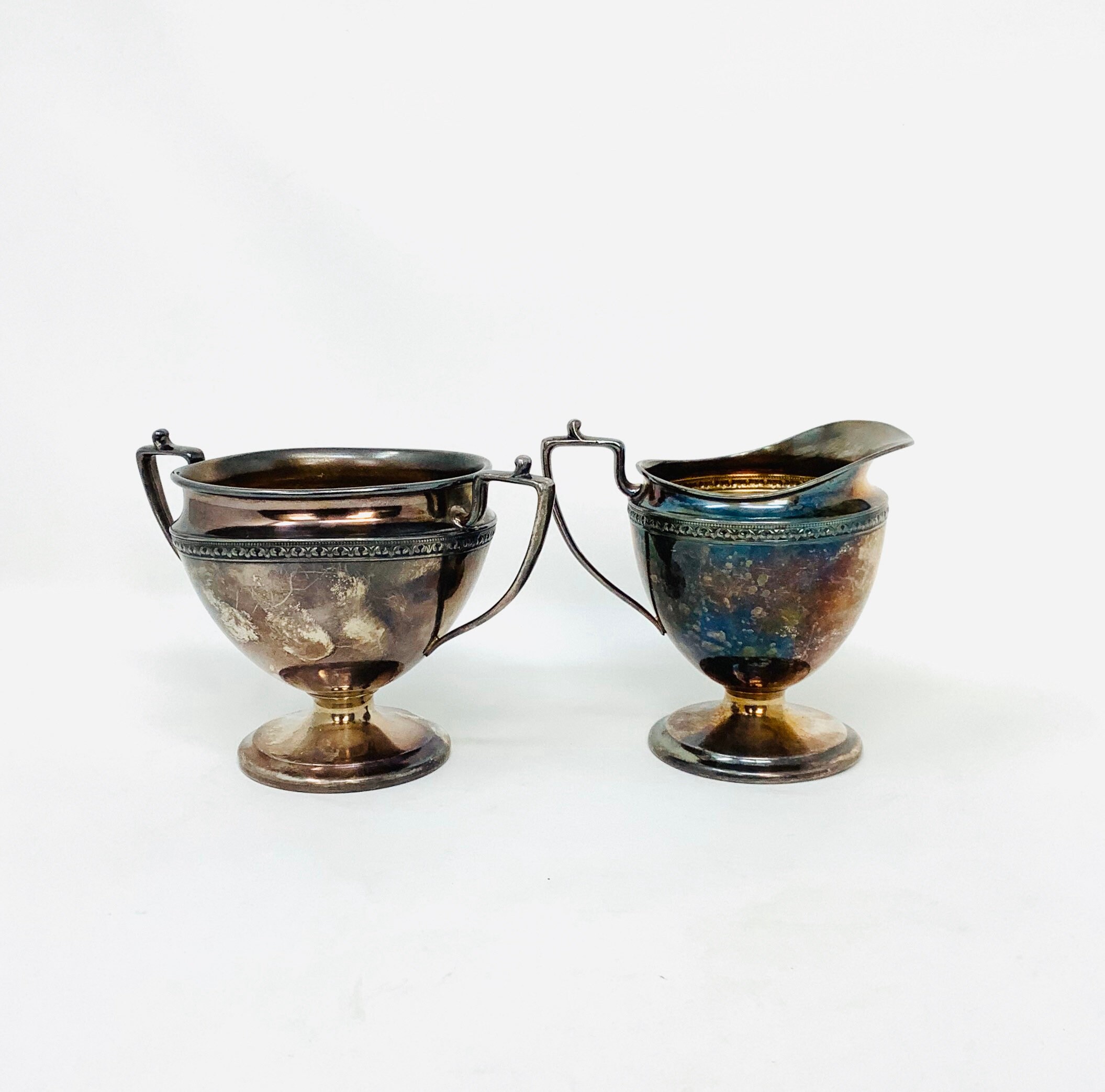 Homan Mfg Company Cream and Sugar Service - Etsy