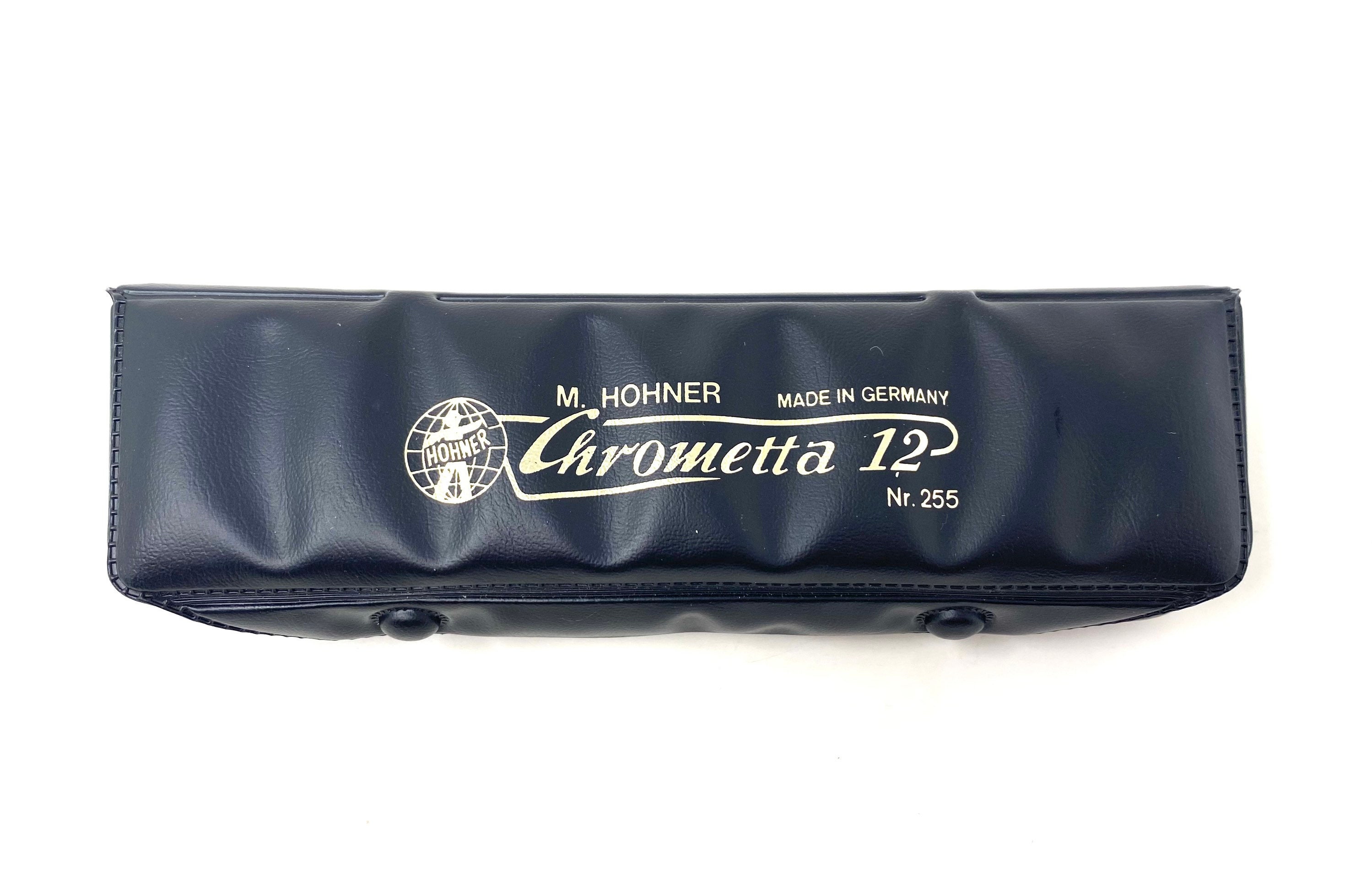 M. Hohner Chrometta 12 Harmonica With Case - Etsy