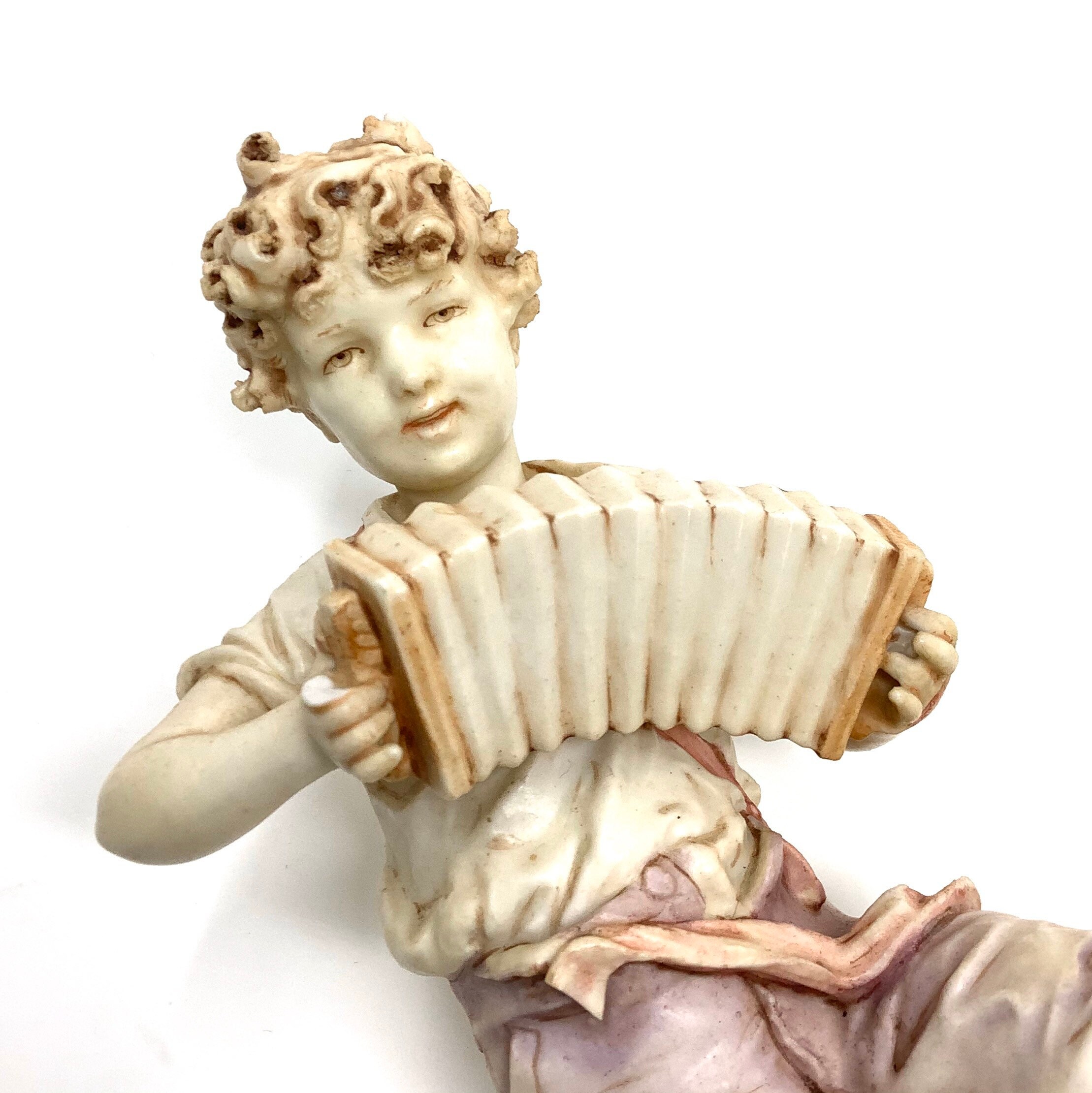 Rstk Turn Teplitz Bohemia Antique Porcelain Figures - Set of 2 - Made ...