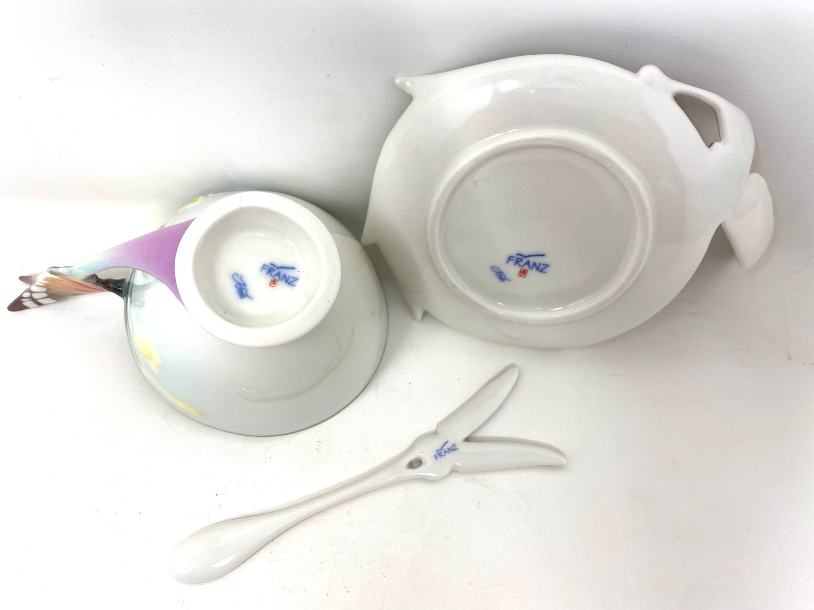 Franz Porcelain Butterfly Teacup and Saucer - Etsy