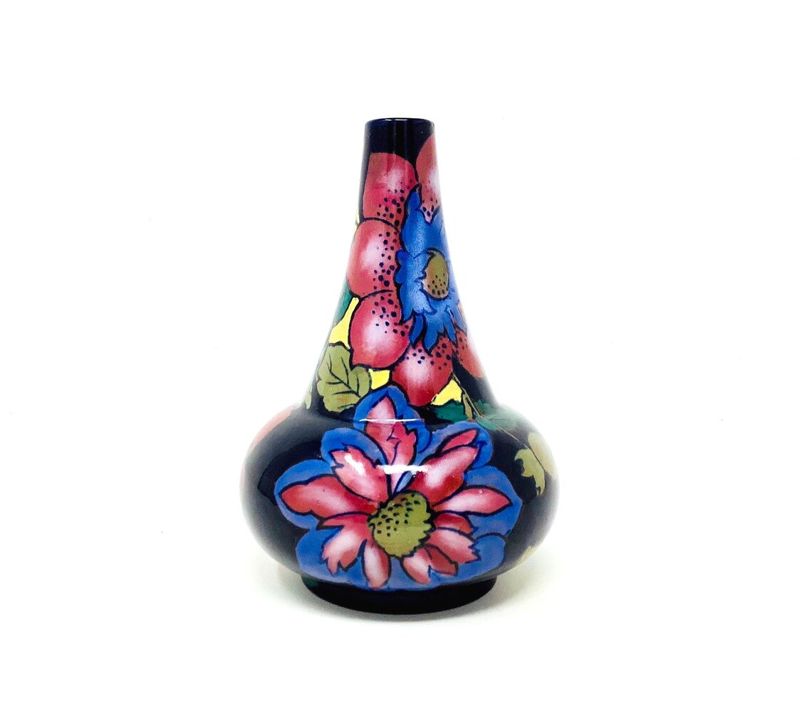Antique Royal Stanley Ware Vase - Jacobean England - Circa 1920 - Etsy
