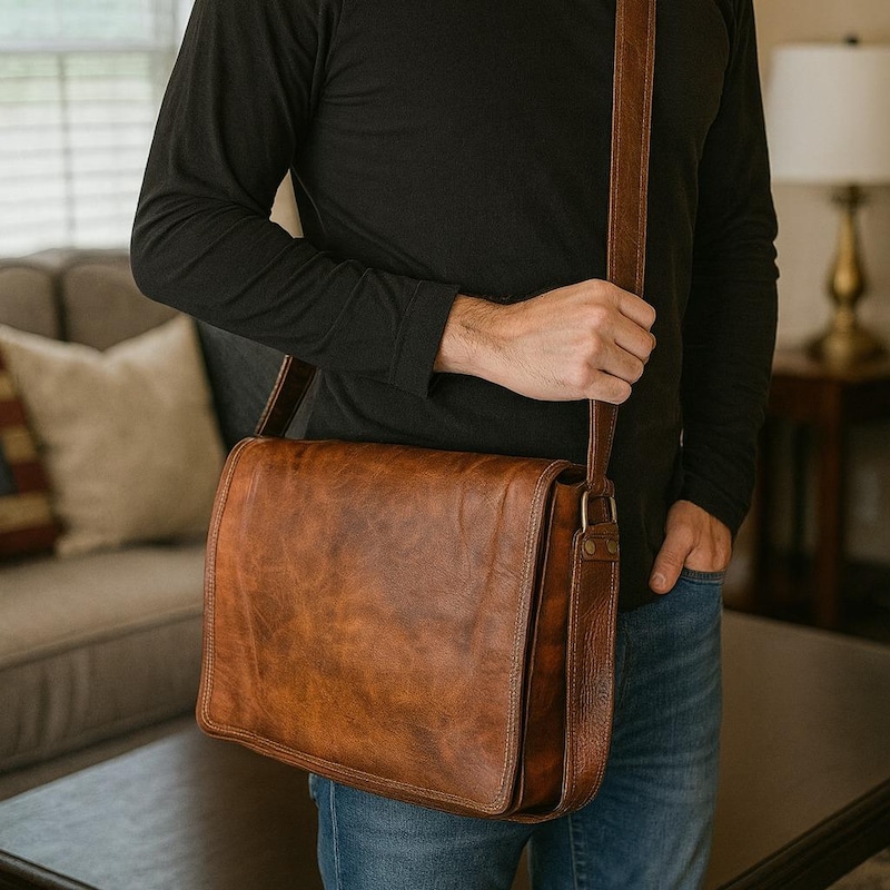 Small Rustic Satchel - Etsy