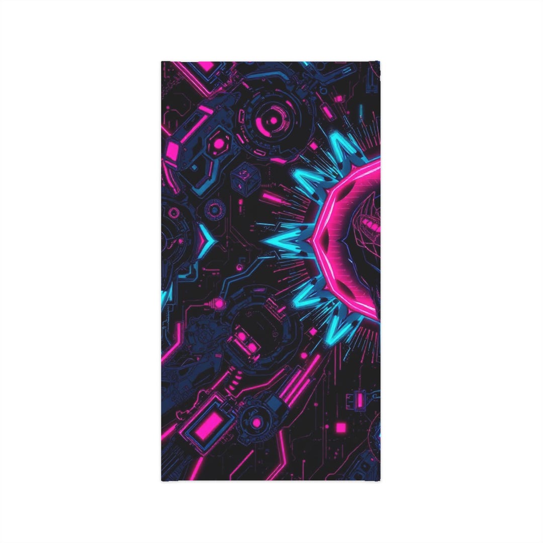 Futuristic Neck Gaiter | Cyberpunk Fashion Accessory, Unisex Face Cover ...