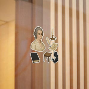 Olympe De Gouges Sticker Set | Empowering Feminist Series | Waterproof ...