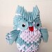 3d Origami Owl medium - Etsy