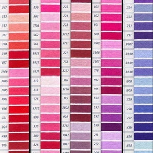 447 Colors DMC, Round Diamond Painting Drills, Replacement Beads, 3765 ...