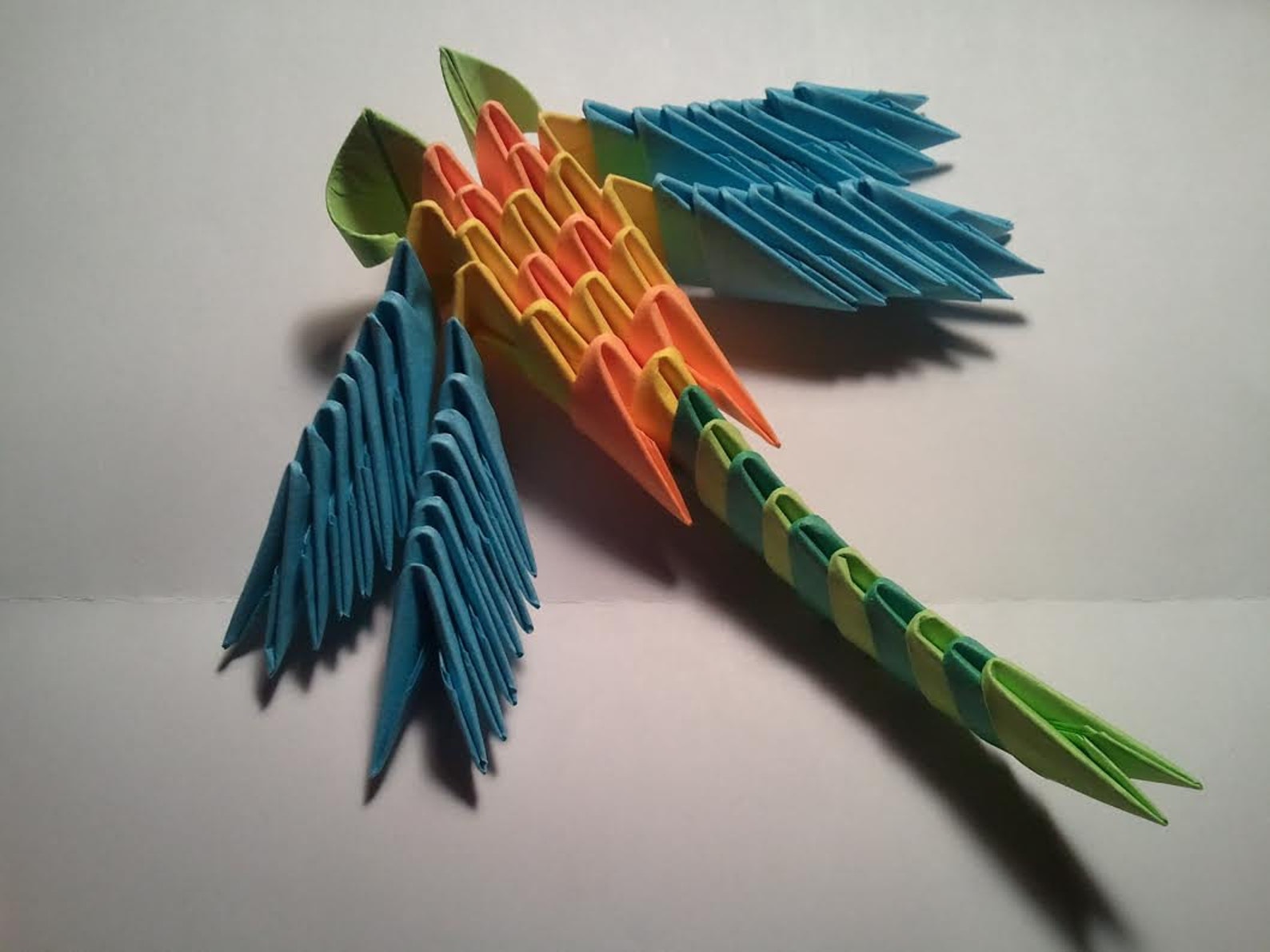 3d Origami Dragonfly Magnet - Etsy