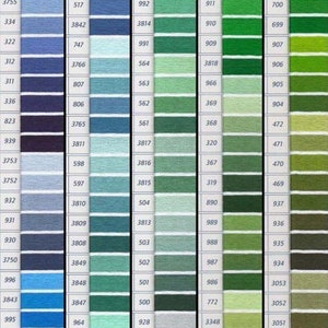 447 Colors DMC, Square Diamond Painting Drills, Replacement Beads, 677 ...
