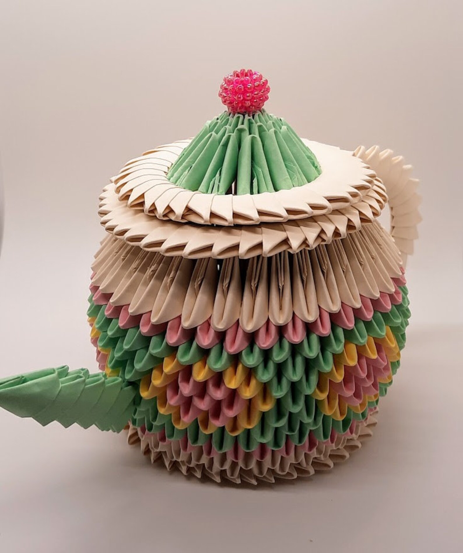 3D Origami Teapot - Etsy