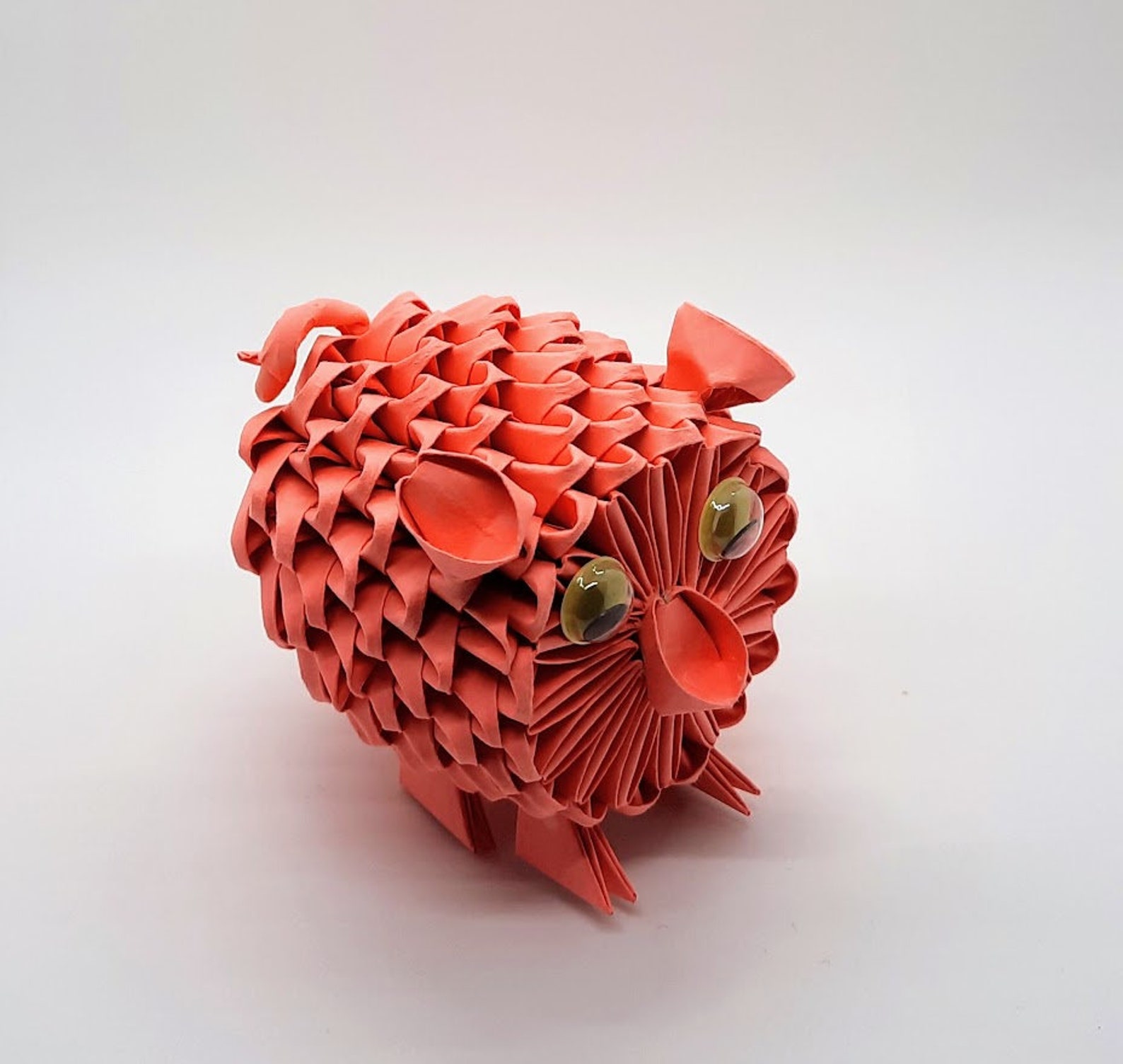 3D Origami Pig - Etsy
