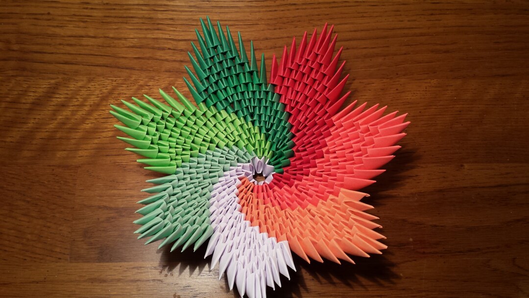 3d Origami Harmony Spiral Bowl - Etsy