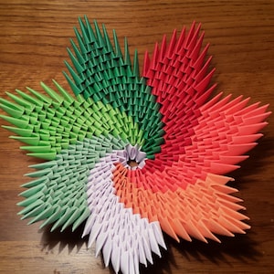 3d Origami Harmony Spiral Bowl - Etsy