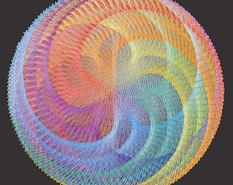 3D String Art Lamp - Etsy