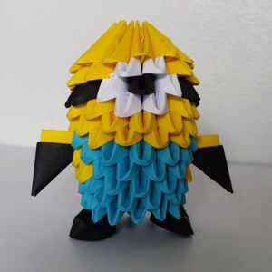 Minion, 3D Origami - Etsy