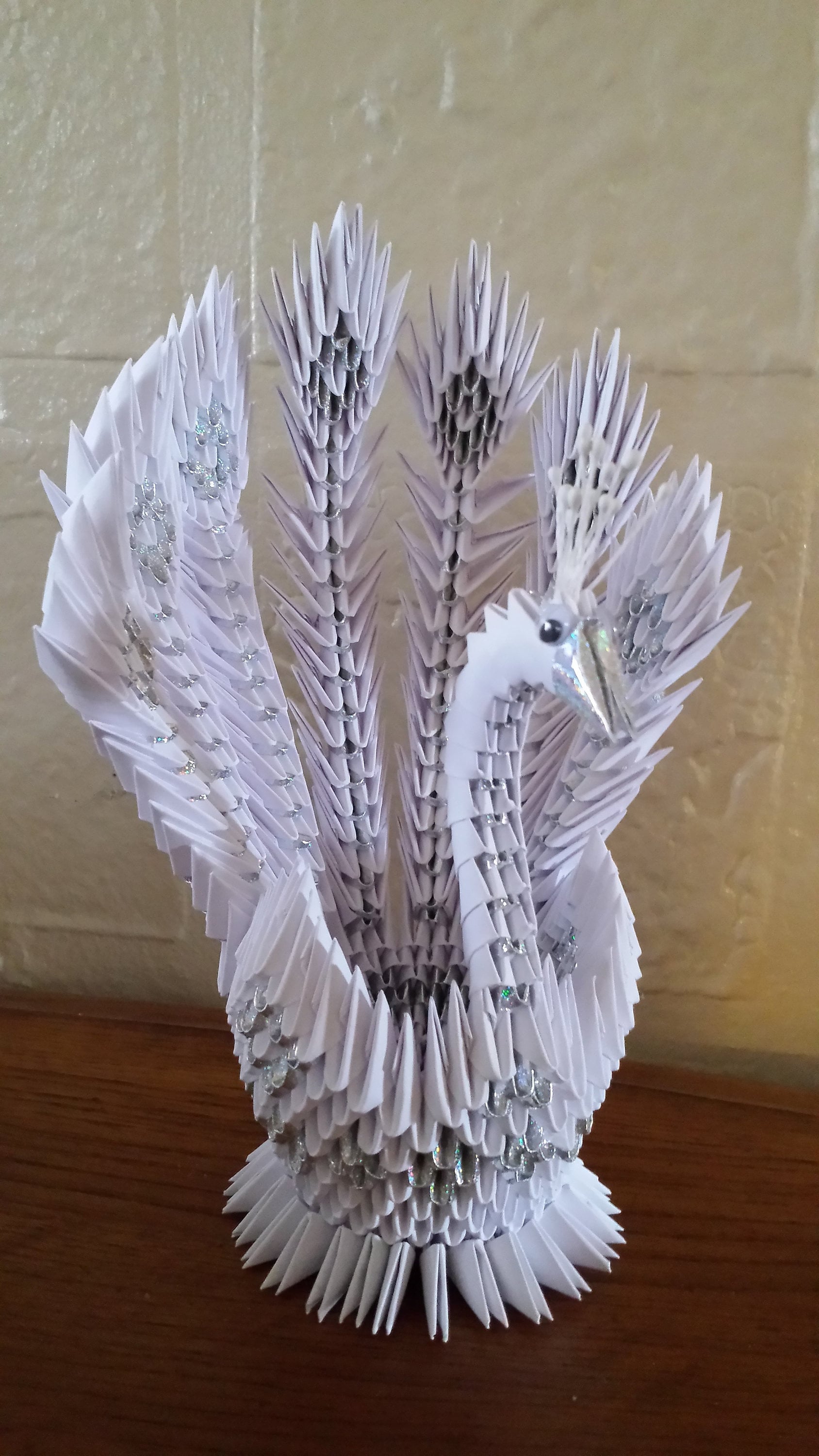 3d Origami Big Peacock KIT - Etsy